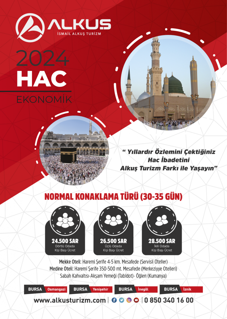 2024 Hac • AlkuşTurizm | Bursa Hac ve Umre Acentası